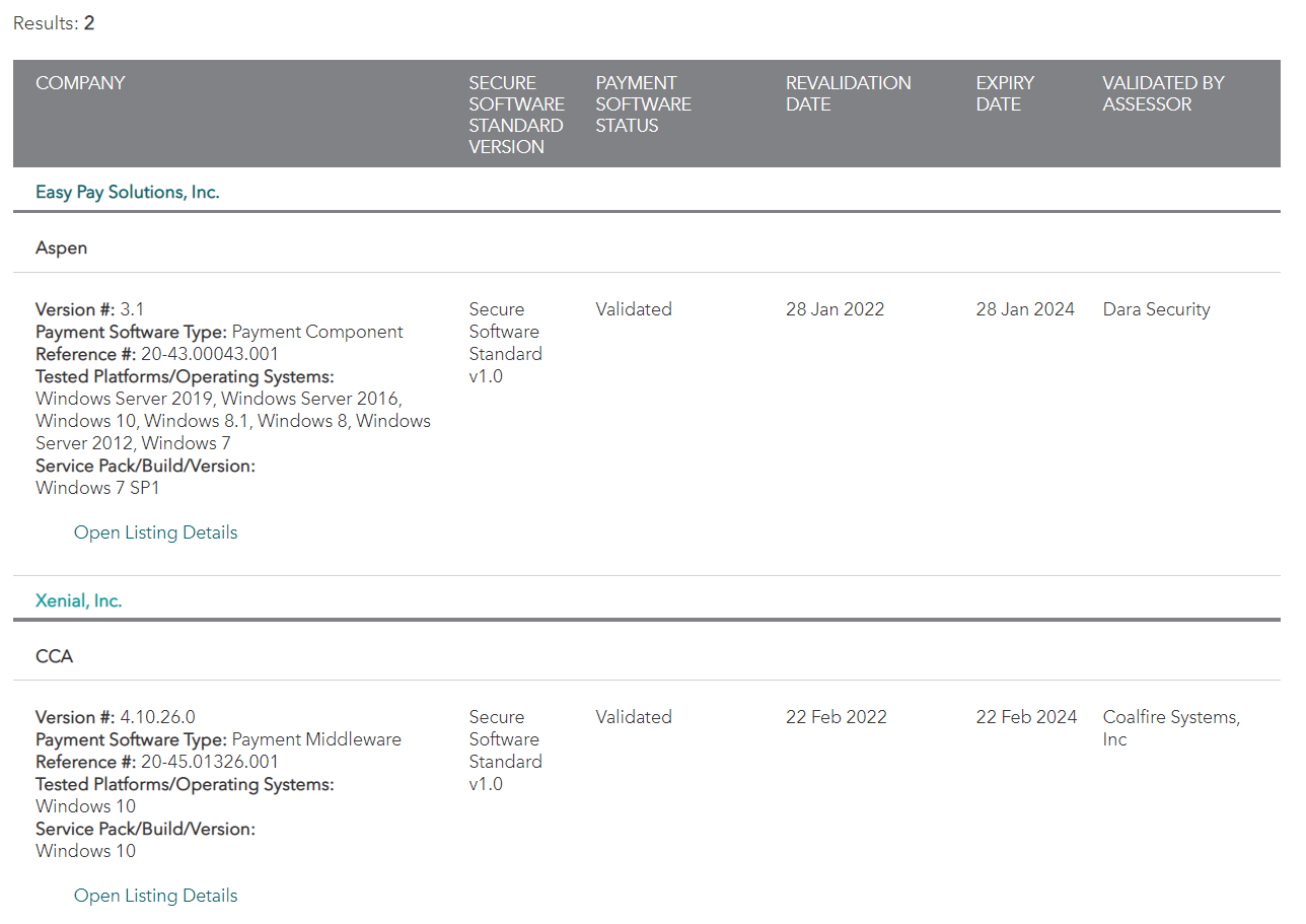 PCI Software Security Framework Adoption [Updated]